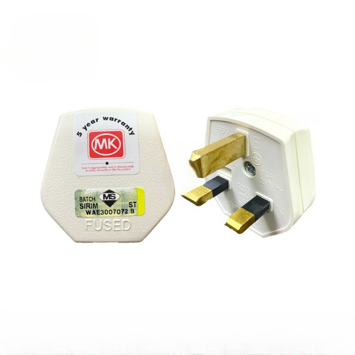 MK 646 13A Plug Top White | Shopee Malaysia