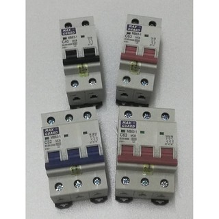MAXGUARD 63 AMP 2 POLE MCB / MAIN SWITCH MB63-1 C63 MCB | Shopee Malaysia