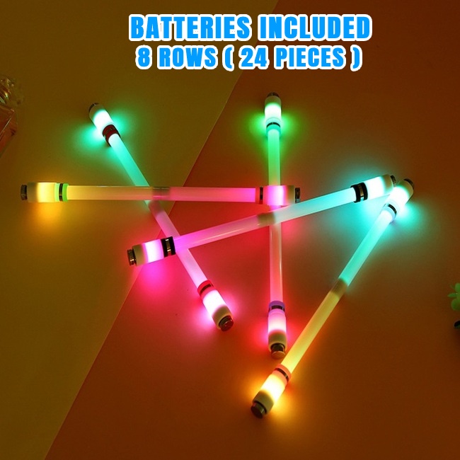 Anti Slip LED Spinning Pen Lampu Colour Stationery Murah Spinner Light ...