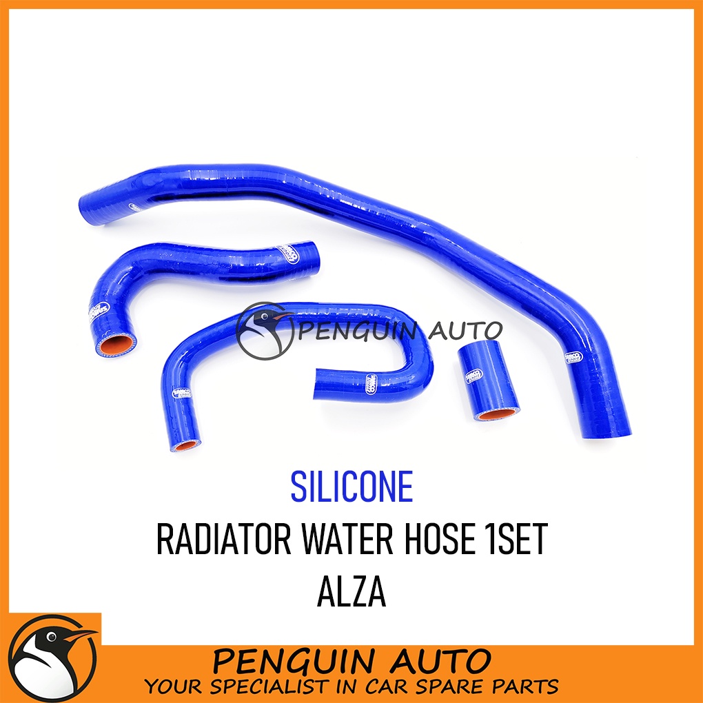 PERODUA ALZA 1.5 RADIATOR WATER HOSE & BY PASS HOSE SILICONE 1SET ...