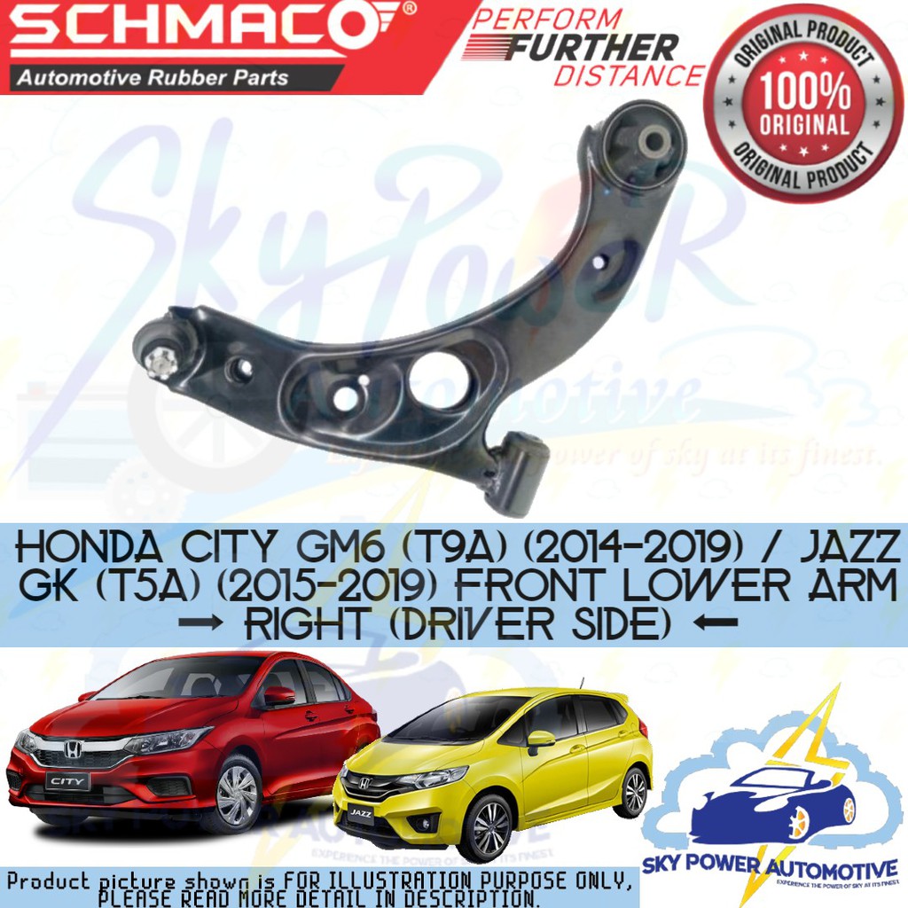 HONDA CITY GM6 (T9A) (2014-2019) / JAZZ GK (T5A) (2015-2019) SCHMACO ...