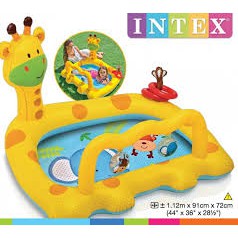 Intex Child / Babies Swimming Pool Pump | Smiley Giraffe Baby Pool ...