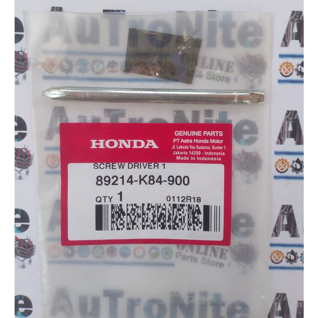 MATA Screw Driver 1 Screwdriver Bit + 89014-K84-900 Original Honda ...