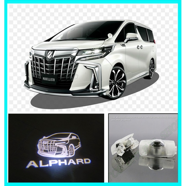 2 X TOYOTA ALPHARD Projection Welcome Light Car Door LED Logo (ALPHARD ...