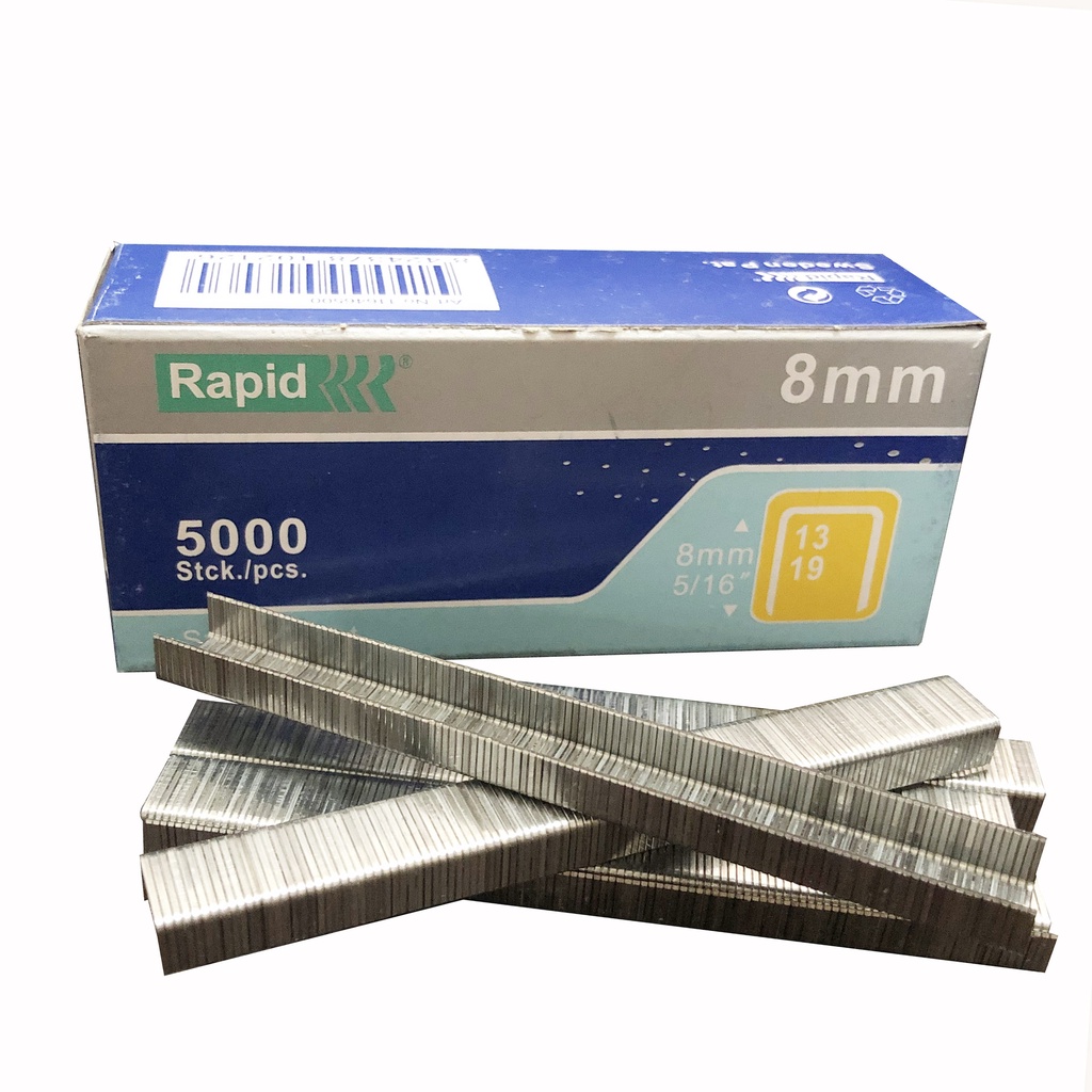 Rapid 6mm 8mm Hand Staple Gun Refill Nail Hand Stapler Tacker Fineline ...