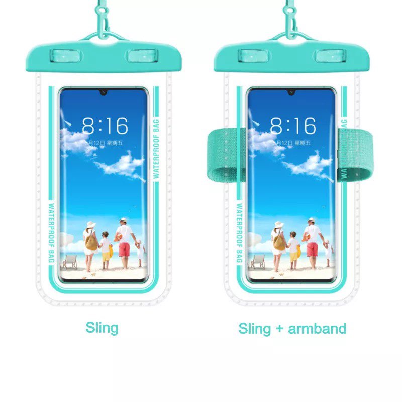 Armband phone case pouch Universal Waterproof PVC airbag Cover ...