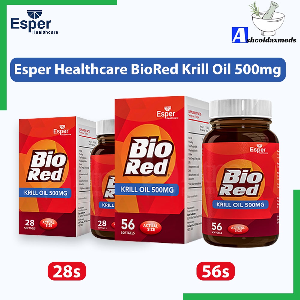 Esper BioRed Red Krill Oil 500mg 28's / 56's | Shopee Malaysia