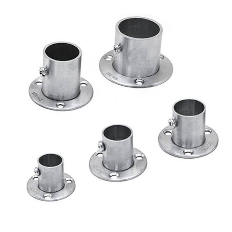 Nevada ʚ ɞ Stainless Steel Closet Rod Flange Holder for Pipe (16mm/19mm ...