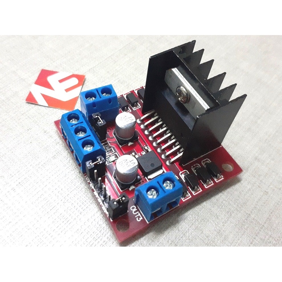 DC Motor Driver L298N Red Stepper DC Motor L 298N 298 N Module Arduino Raspberry Pi STM32 ...