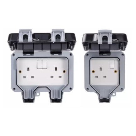 IP66 Weatherproof outdoor switch Socket for Switches and Socket (Single ...