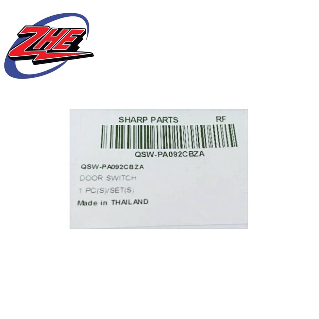 SHARP REFRIGERATOR DOOR SWITCH 3 PIN QSW-PA092CBZA / FRIDGE DOOR SWITCH / SUIS PINTU PETI SEJUK ...