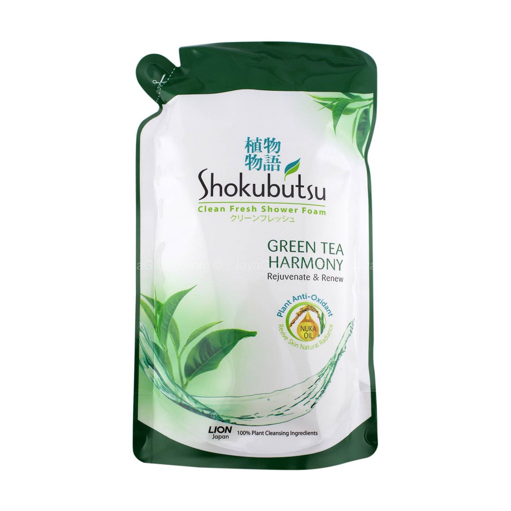 Shokubutsu Shower Foam Green Tea Refill 550g | Shopee Malaysia