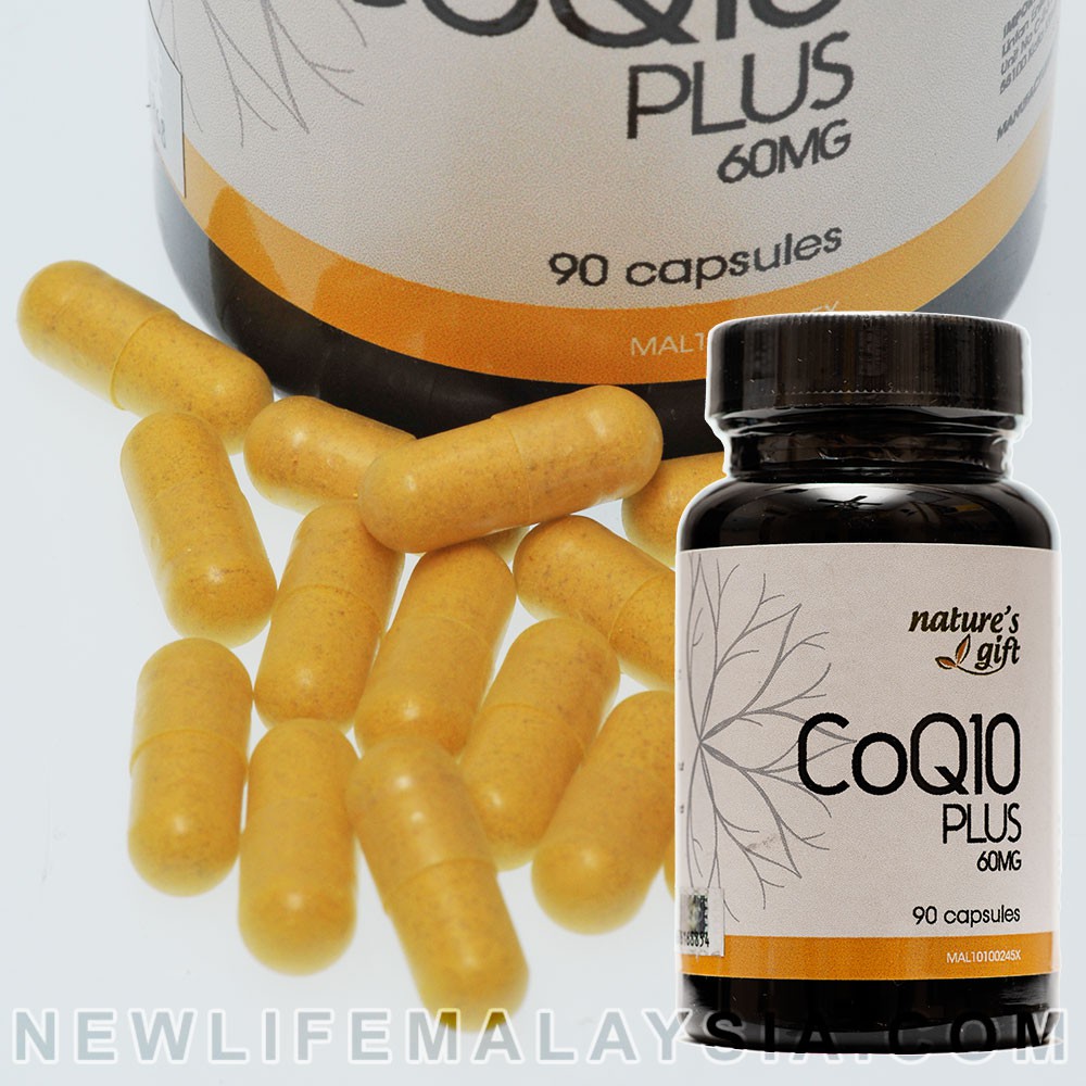 CoQ10 Plus - Advanced Antioxidant Formula with Flaxseed for Enhanced ...