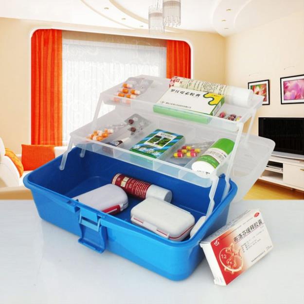 Plastic Medicine Box (3-Storey Type) | Shopee Malaysia