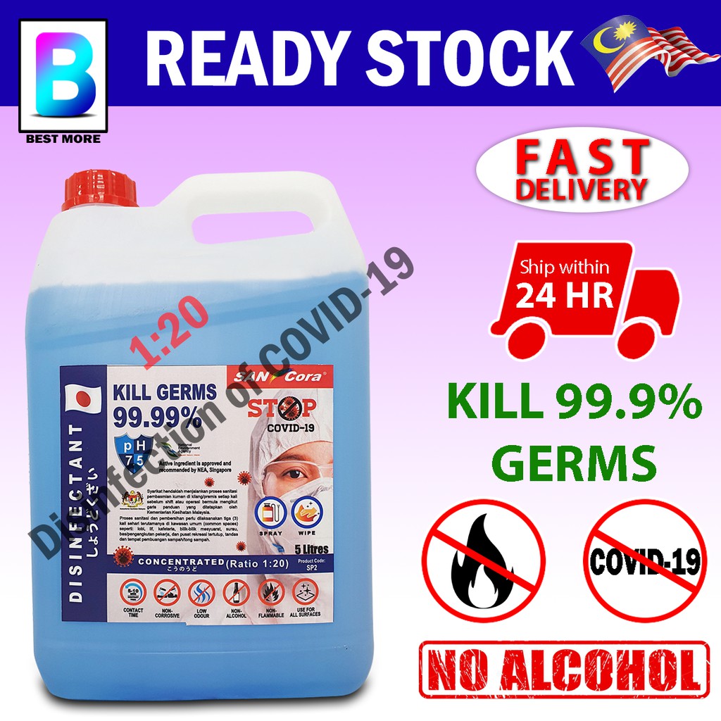 SANCora® Disinfectant Concentrated (Mixing Ratio 1:20) 20 Litres ...