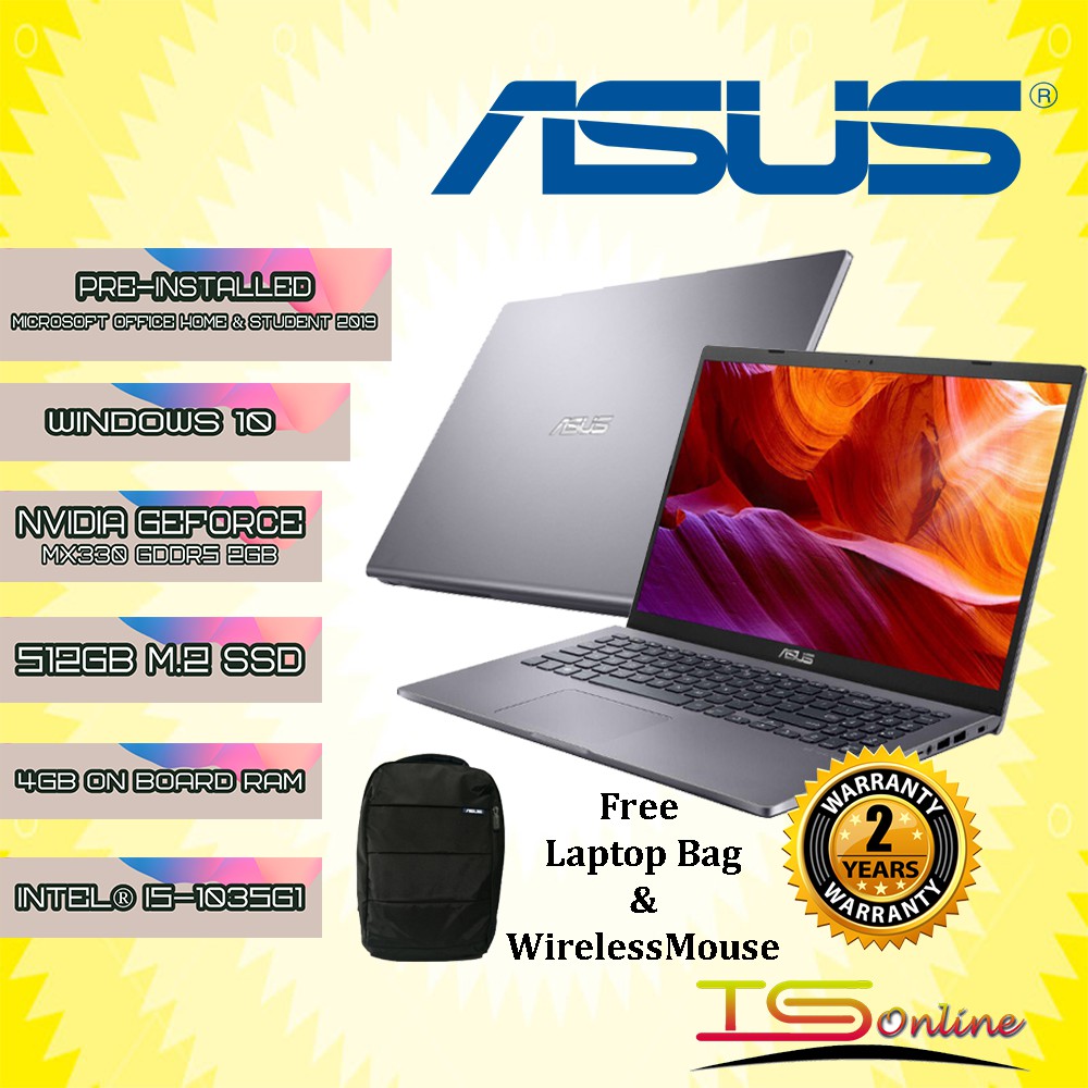 ASUS A516J-PBQ102TS(SLIVER)/PBQ103TS(GREY) LAPTOP ( i5-1035G/4GB RAM ...