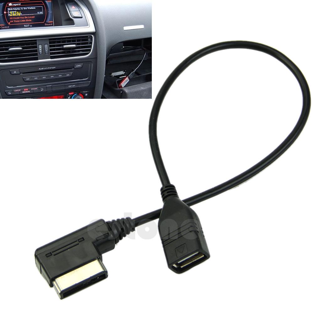 SUN Music Interface AMI MMI AUX to USB Adapter Cable Flash Drive Audi ...