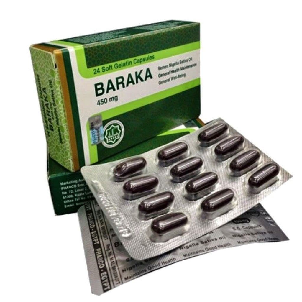 🔥ORIGINAL 🔥 BARAKA Nigella Sativa Oil / Black Seed Oil / Habbatussauda ...
