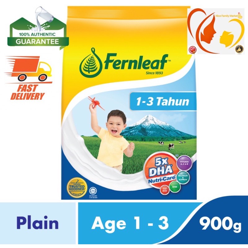 Fernleaf 1-3 / 4-6 years (850g) (Biasa)New is 850g | Shopee Malaysia
