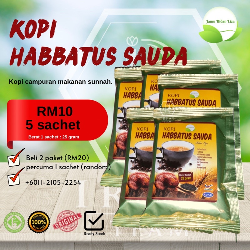 KOPI HABBATUS SAUDA (RM10/5 SACHET) | Shopee Malaysia