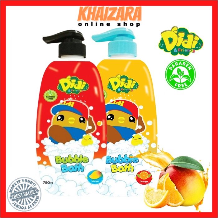 Original Didi & Friends Kids Hair & Body Wash Head to Toe | Shopee Malaysia