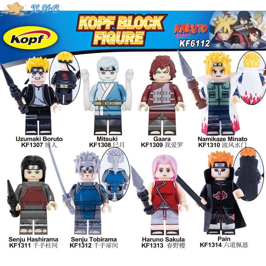[Ready stock] Naruto Comic Mini Figures Lego Compatible Toys Bricks ...