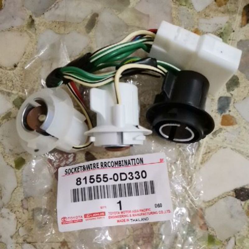 TOYOTA VIOS NCP93 2010 TAIL LAMP SOCKET / LAMPU BELAKANG SOKET/REAR ...