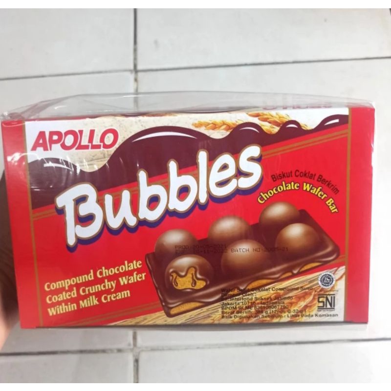 Apollo Bubbles Wafer Chocolate Bar 384g / Apollo Chocolate Wafer Round ...