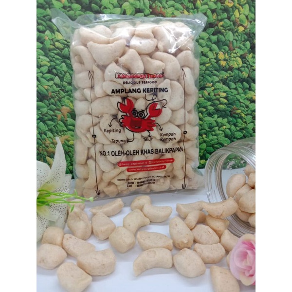 Amplang Tiger's Kuku Crab Flavor Jumbo Packaging (400gram) | Shopee ...