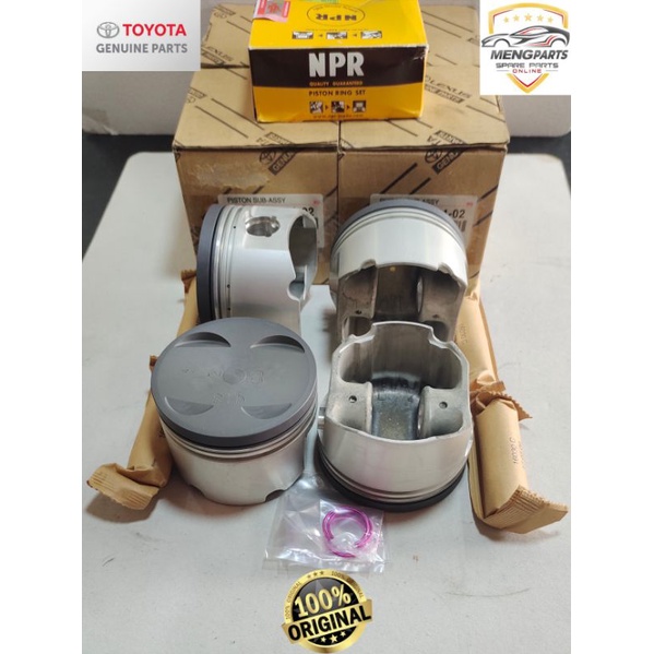 ORIGINAL 💯% TOYOTA LEVIN 16V 4AGE PISTON STD 81MM PIN 20MM CR 8:9:1 CAN ...