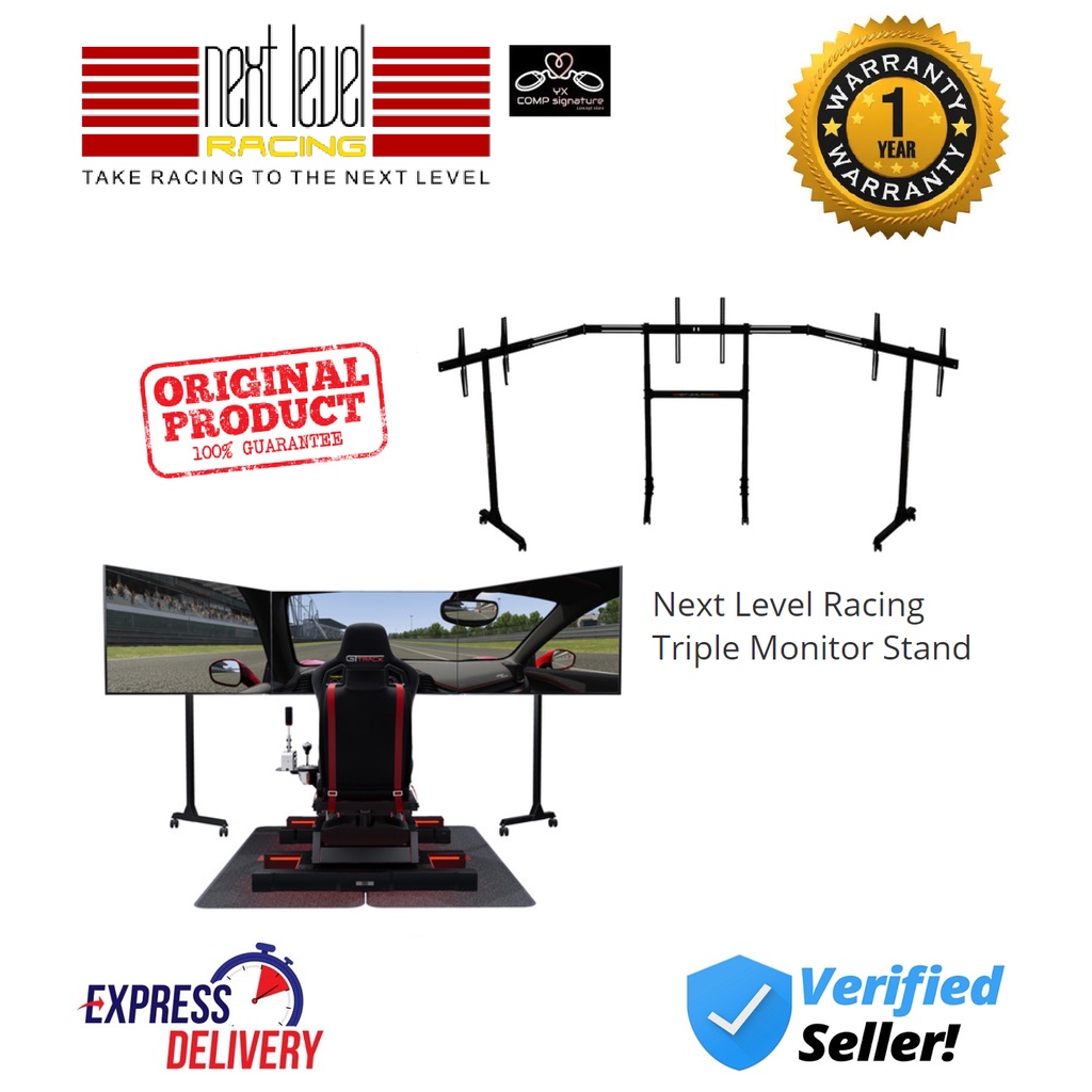 NEXT LEVEL RACING Triple Monitor Stand - NLR-A010 | Shopee Malaysia