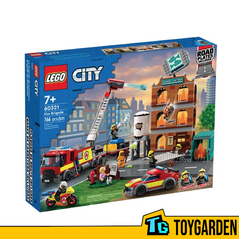 LEGO City 60321 Fire Brigade (766 Pieces) | Shopee Malaysia