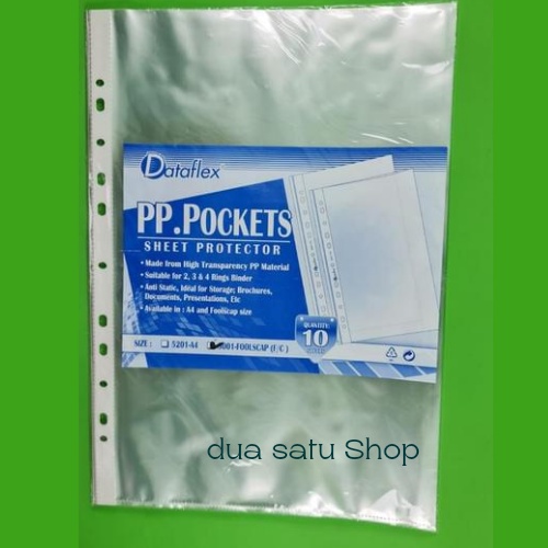 Dataflex PP Pocket / Sheet Protector F4 (10 sheets) | Shopee Malaysia