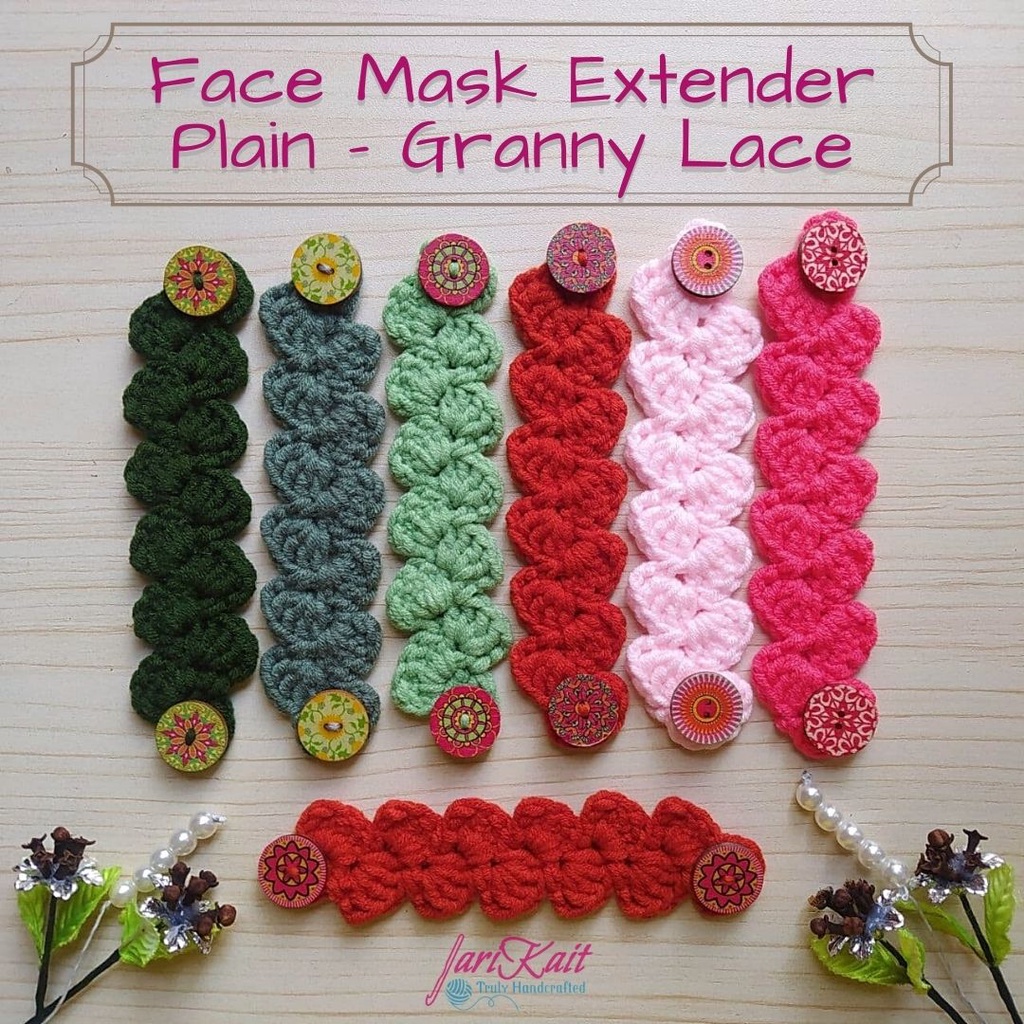 Adult 14cm Face Mask Extender Adaptor Connector Penyambung Handmade ...