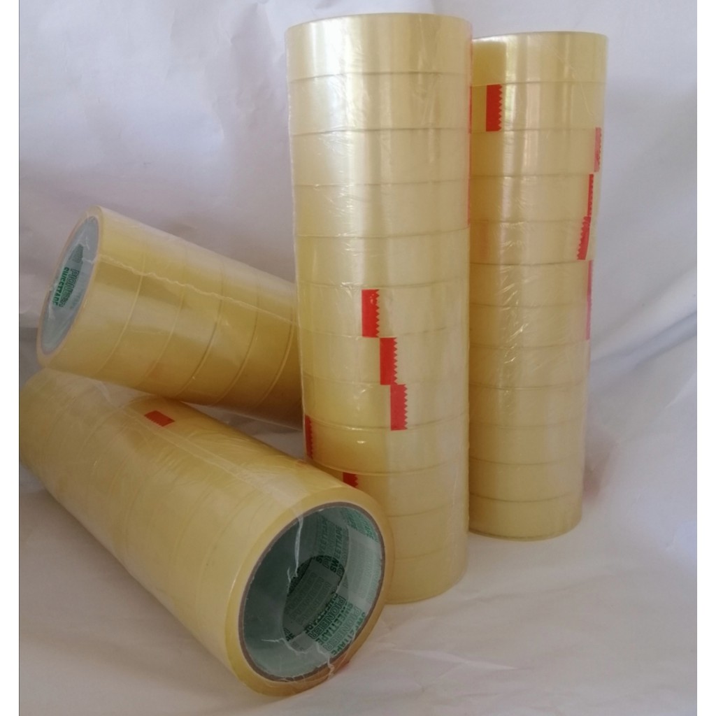 Packing Tape 24mm x 40Y x 12 Rolls / Tube ( Transparent Tape / Opp Tape ...