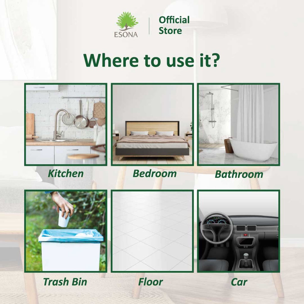 ESONA Rapid Clean Serai Wangi Surface Cleaner 桌面去除剂 (500ml) | Shopee ...