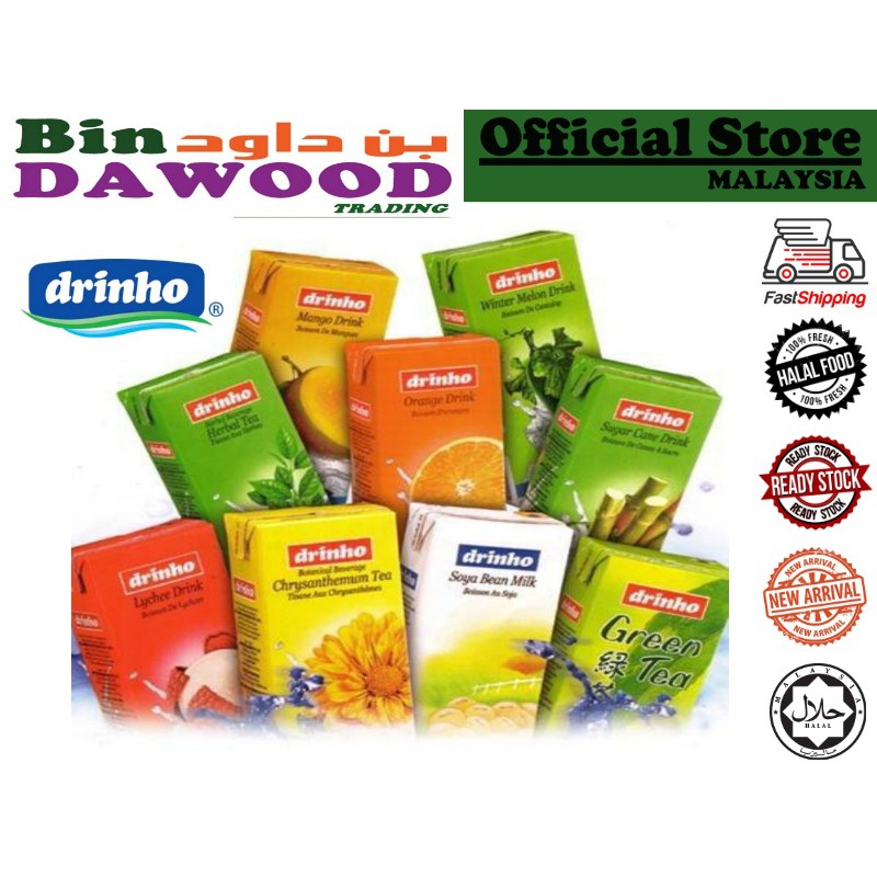 DRINHO MINUMAN KOTAK 250ML x 6 KOTAK KECIL READY TO DRINK PACKET DRINKS ...