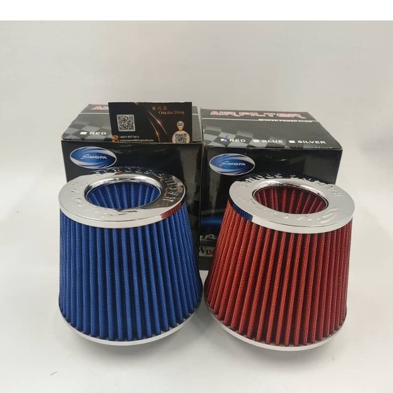 Simota High Flow Air Filter 2.5Inch 3Inch Open Pod Universal 3" 2.5" 2. ...