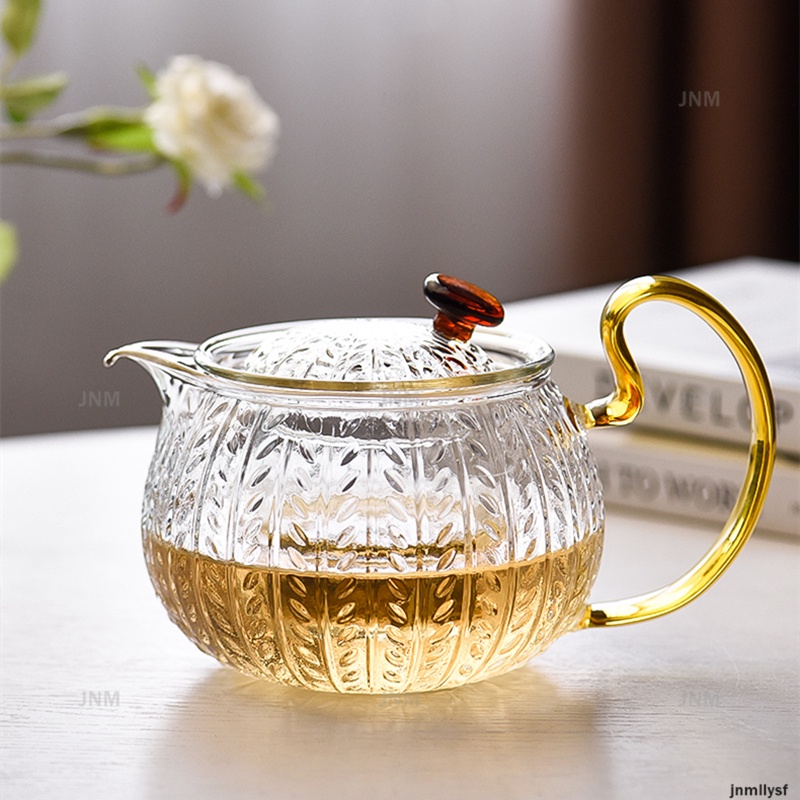 Janpanese Teaware Infuser Pot Transparent Glass Teapot Kettle Coffee ...
