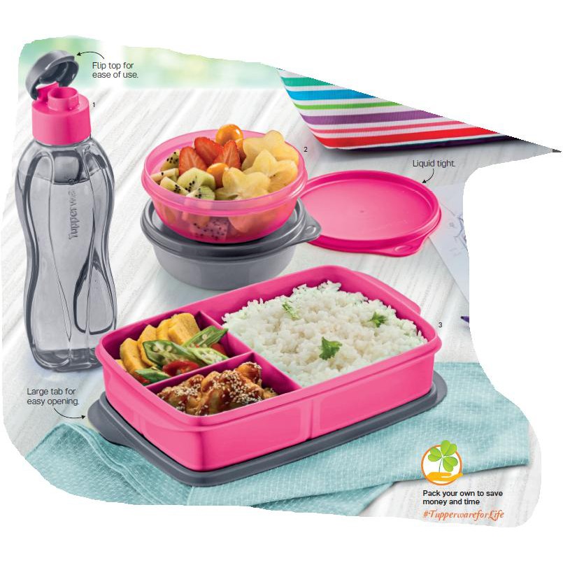 Tupperware Munch & Lunch Set | Shopee Malaysia