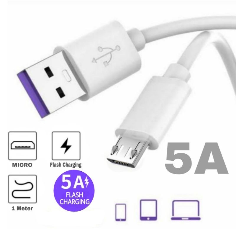 Original 5A Micro USB Fast Charging data cable | Shopee Malaysia