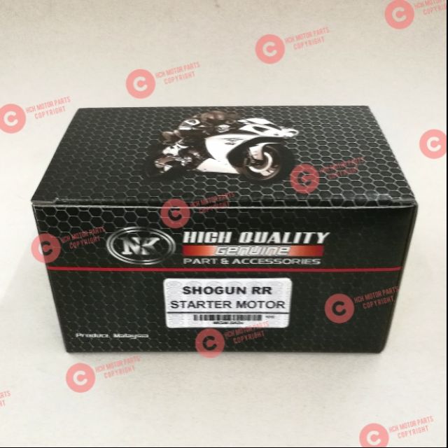 STARTER MOTOR ASSY - SUZUKI - SHOGUN 125RR / SHOGUN AXELO (NK) | Shopee ...