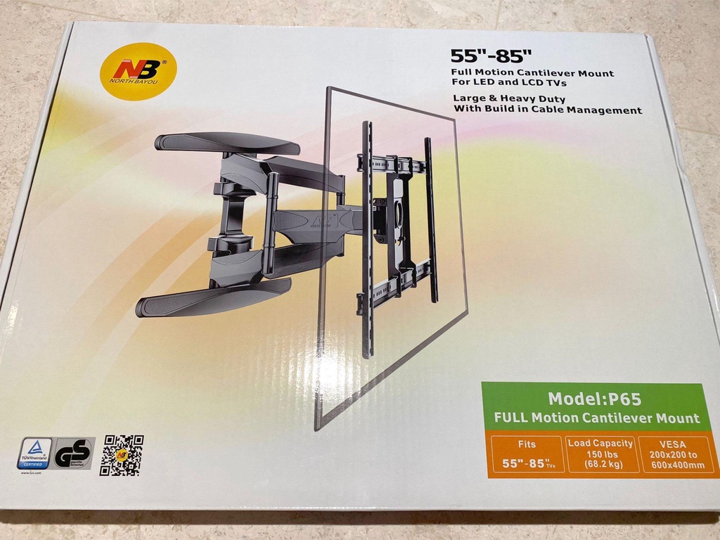 North Bayou P65 55 to 85 Inch Ergonomics Interactive Cantilever Vesa ...