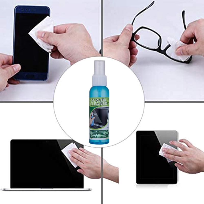 3 in 1 Cleaning Kit Laptop Phone Screen Cleaner Pembersih Brush Pencuci ...