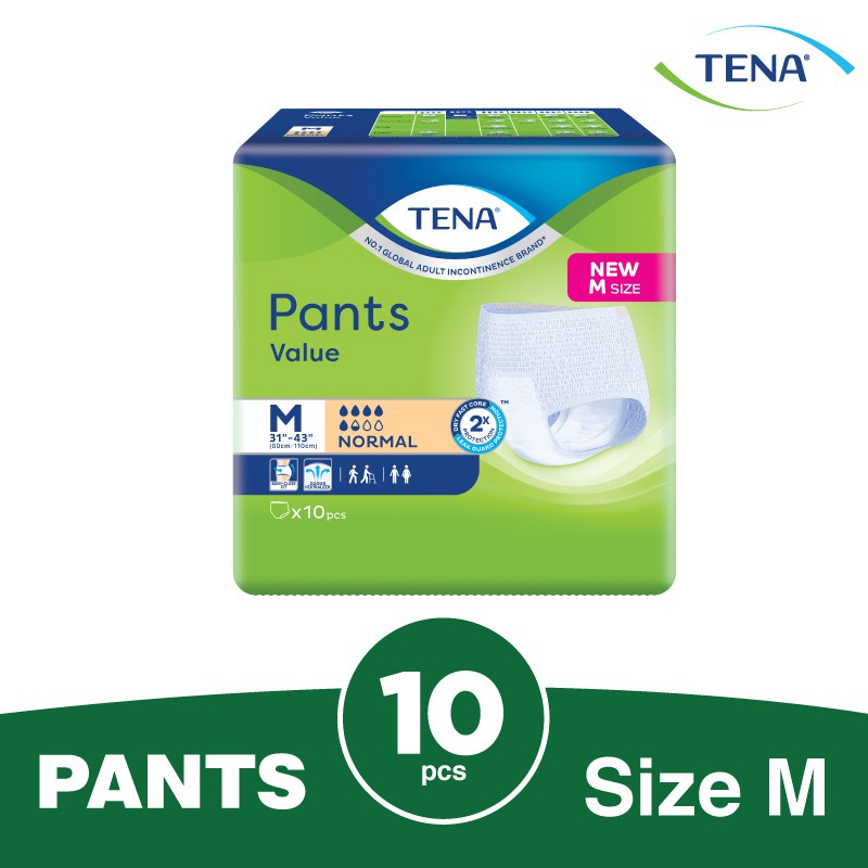 Tena Pants Value M10/L10/XL8 | Shopee Malaysia