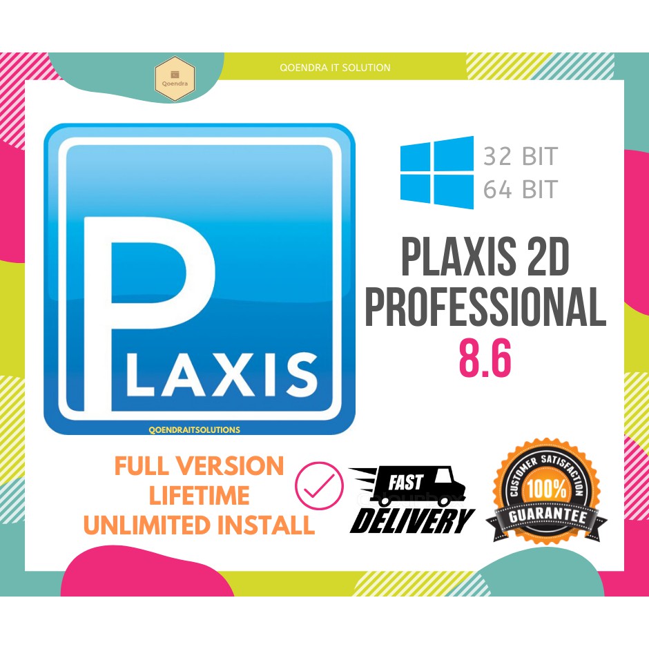 🔥HOT🔥 Plaxis 2D Professional 8.6 | LIFETIME | Full Version | Shopee ...