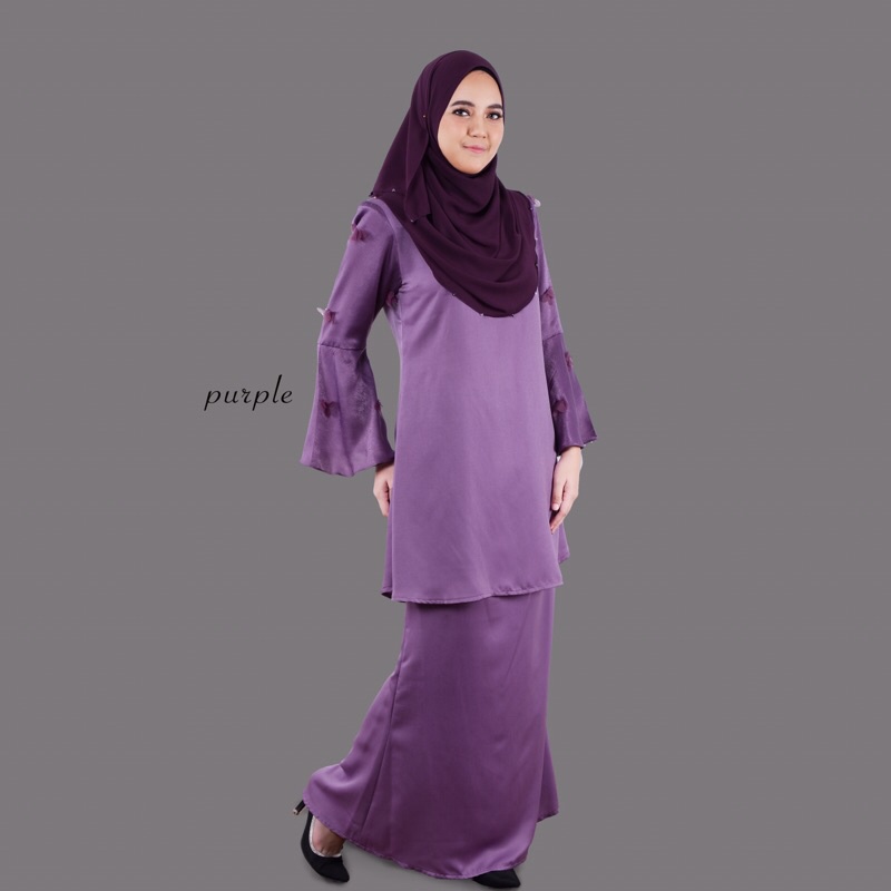 Baju Kurung Moden Plus Size Cendana Kain Duyung | Shopee Malaysia