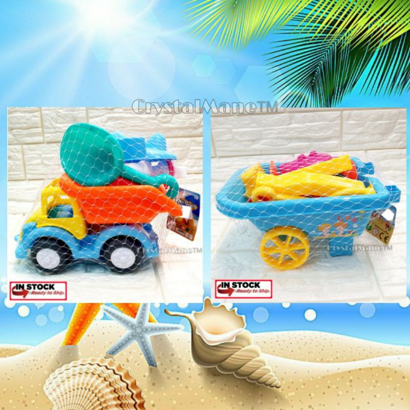 Fun Beach Toy Bucket Sand Castle For Kids 👦👧 🏖Ready Stock🏝 | Shopee ...
