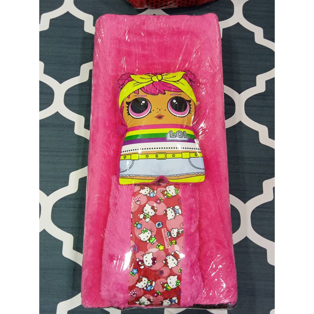 Tilam kartun viral Span Gebu Shaggy Bantal Patung + kanak- kanak ...