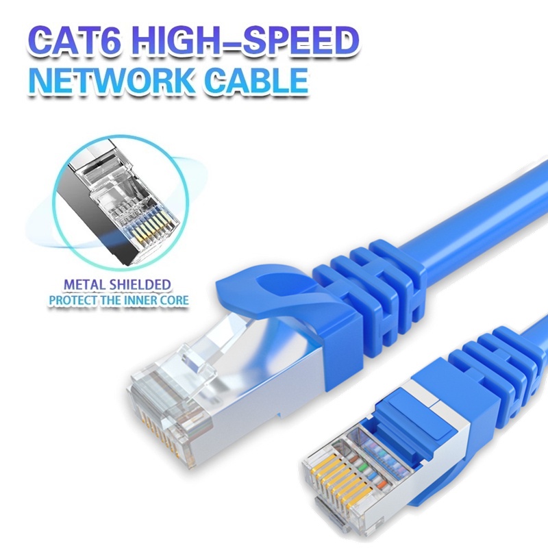 Cat 6 Ethernet Cable Cat6 Lan Cable UTP Network Patch Cable For PS PC ...
